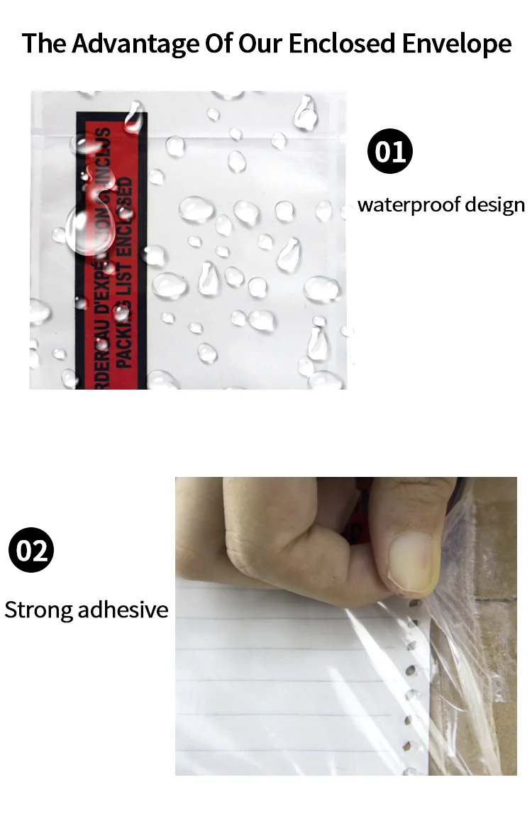 Slip Top Loading Shipping Label Invoice Envelopes With Clear Window ...