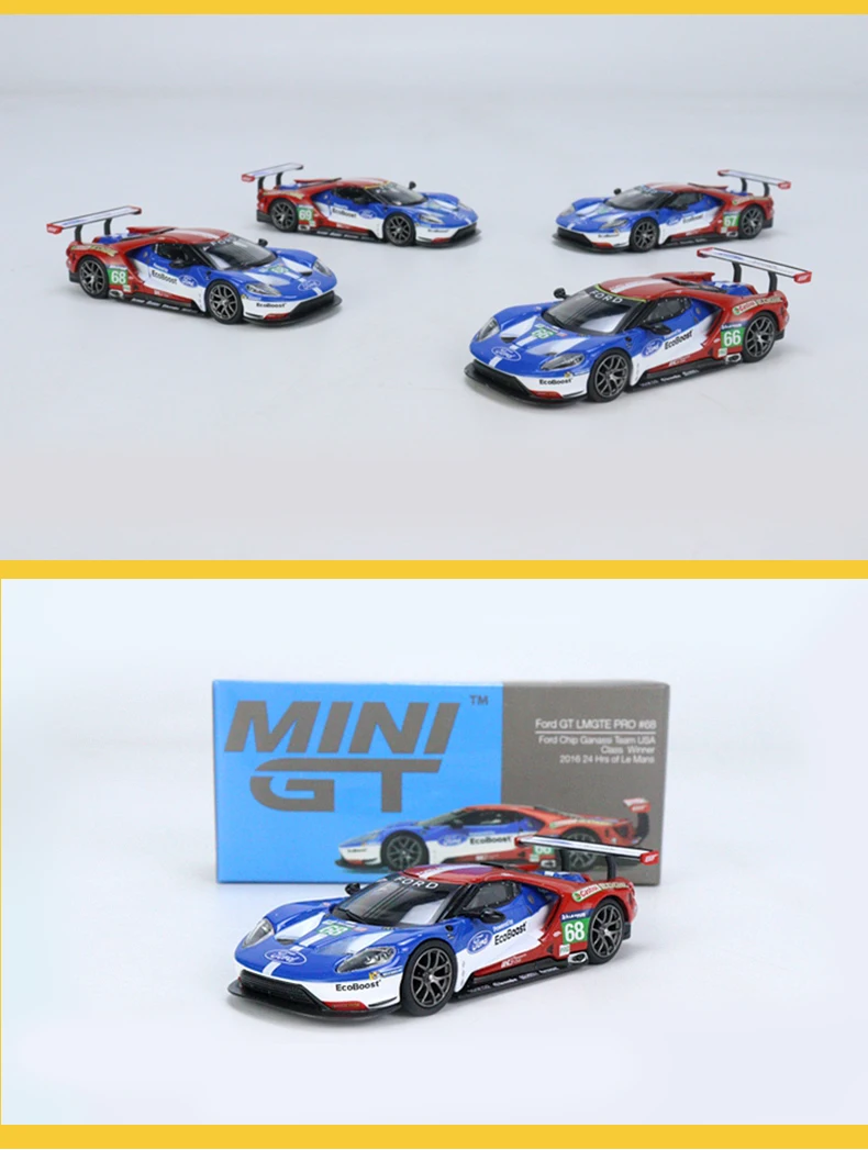 MINIGT Diecast Toy Car 1/64 Scale GT Lmgte Pro 66/67/68/69 Alloy Sports ...