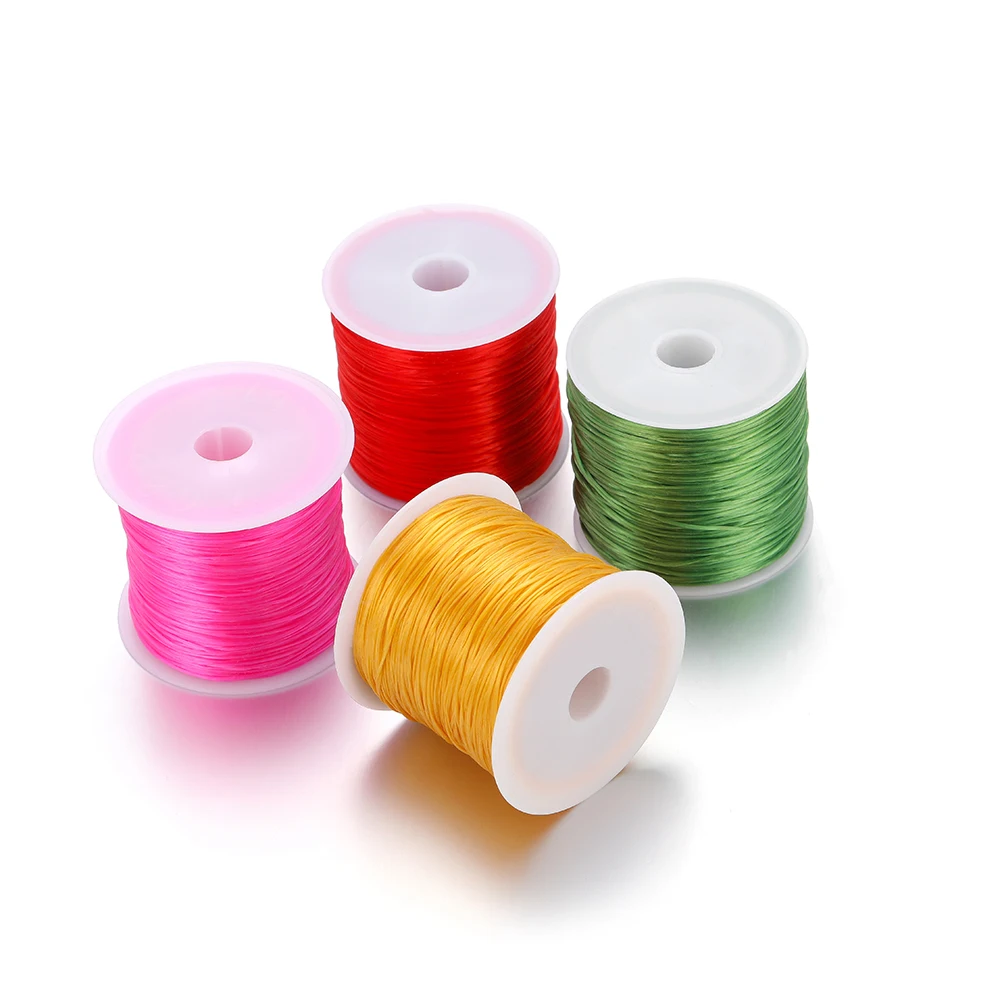 Elastic Stretchy String Thread Wire Necklace Beading Cord Diy Bracelet ...