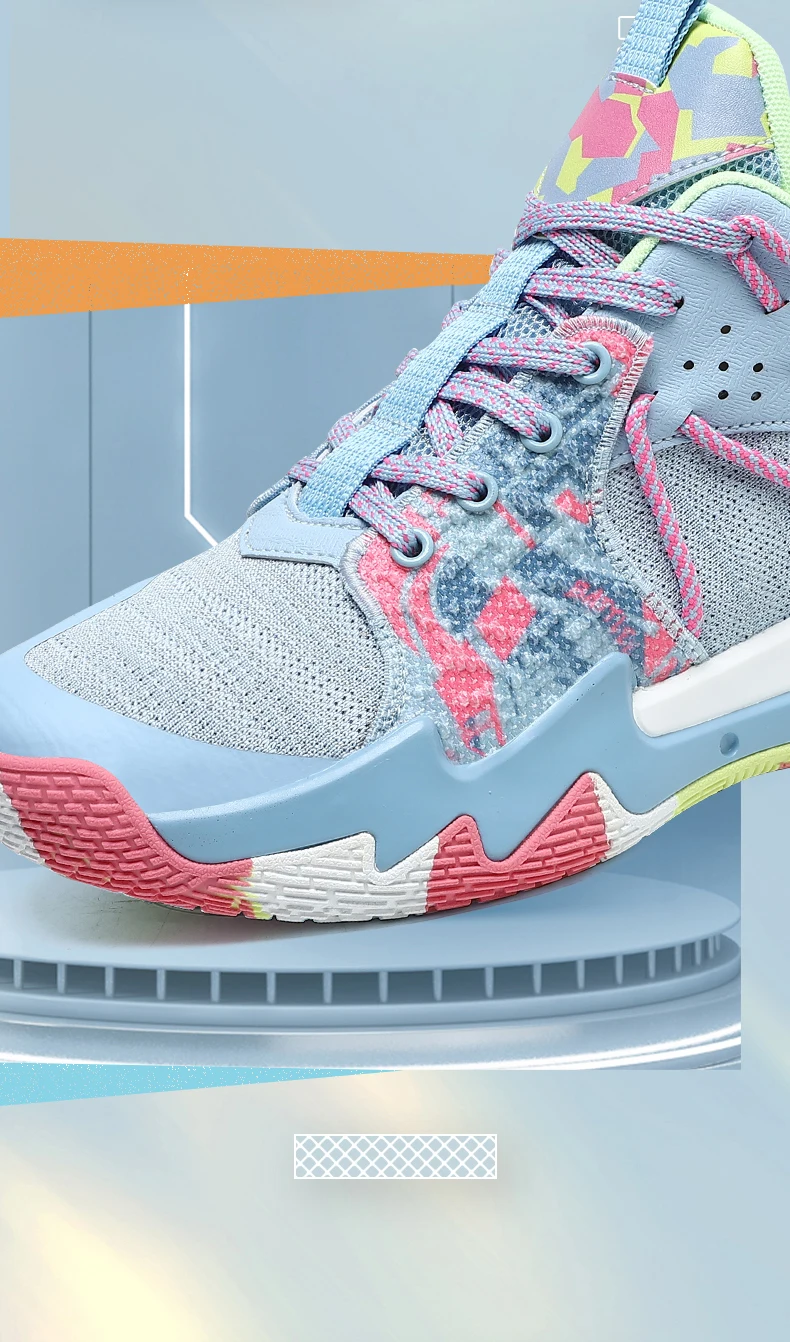 Basketbol Ayakkabisi Custom Oem Supported Anti-slip Lightweight Men Breathable Basketball Shoes ...