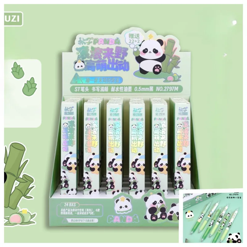 Cute cartoon single press blind box gel pen for students to write ...