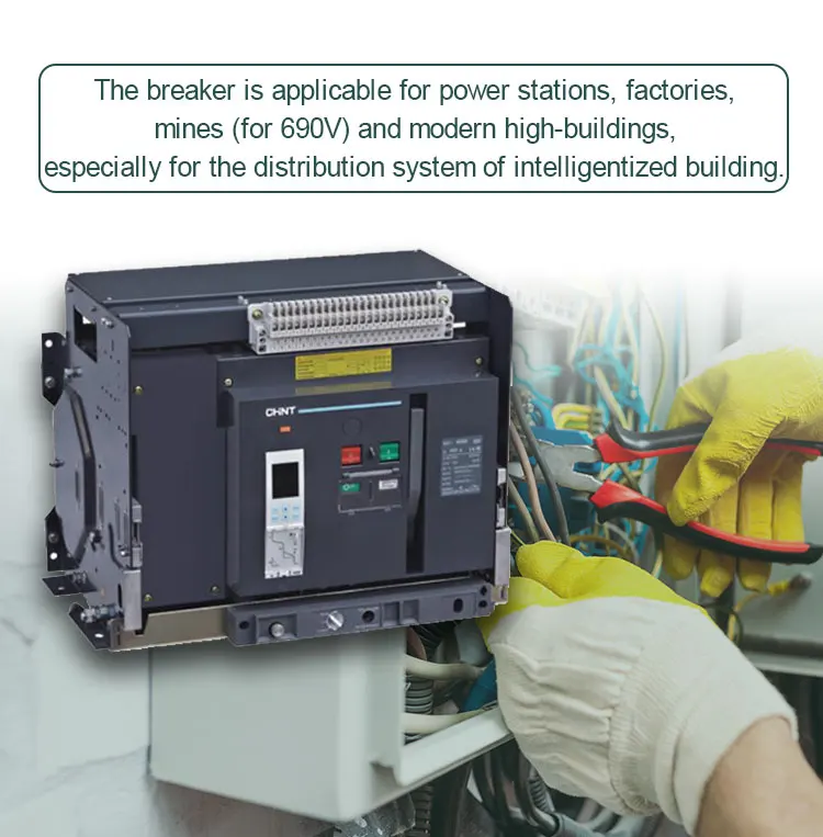 Chint NA1-3200X-2500M/4P Power-Driven Fixed Type AC220/230V Air Circuit ...
