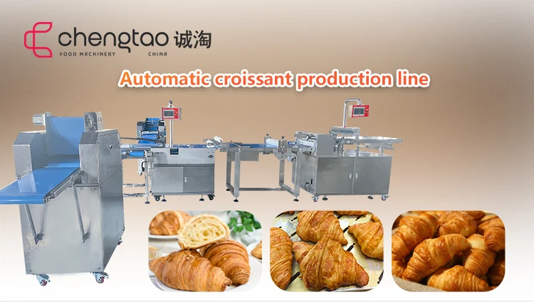 Fully Automatic Large Croissant Making Machine Industrial Use Baking ...