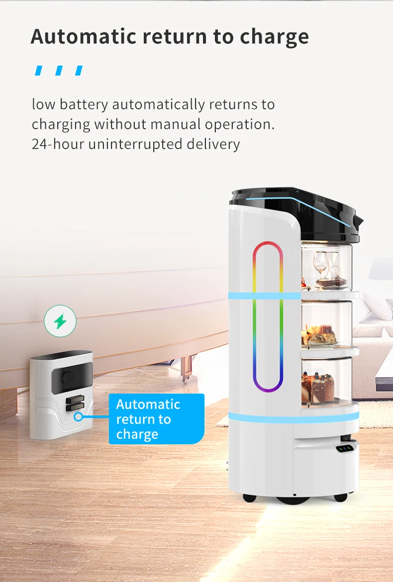 Efficient Contactless Delivery with REEMAN Robot Waiter