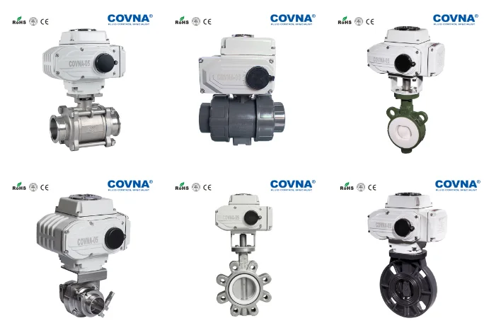 COVNA HK60-Q-3PS-H 3PC Electric Ball Valves for Diverse Uses