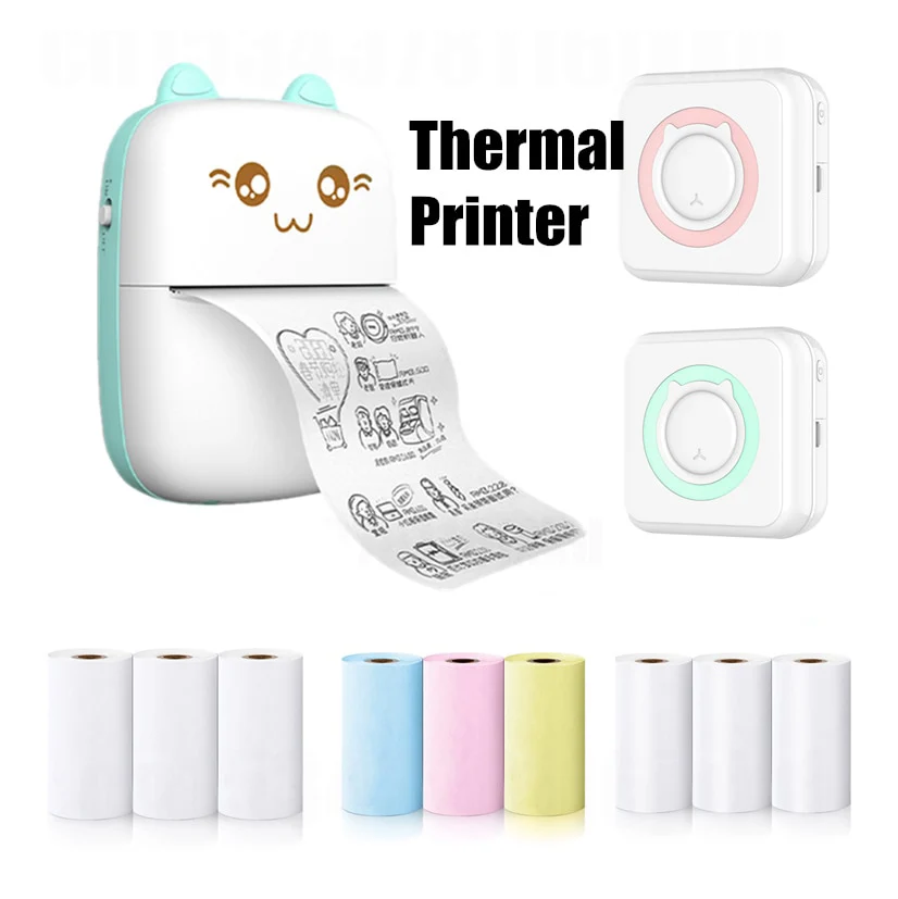 Mini Portable Thermal Printer - Perfect for Business & School