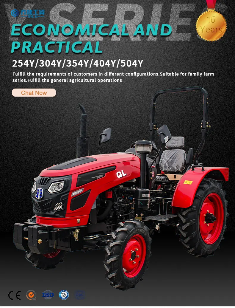 Multifunction Agricolas 4wd Farmer Tractores Compact Agriculture ...