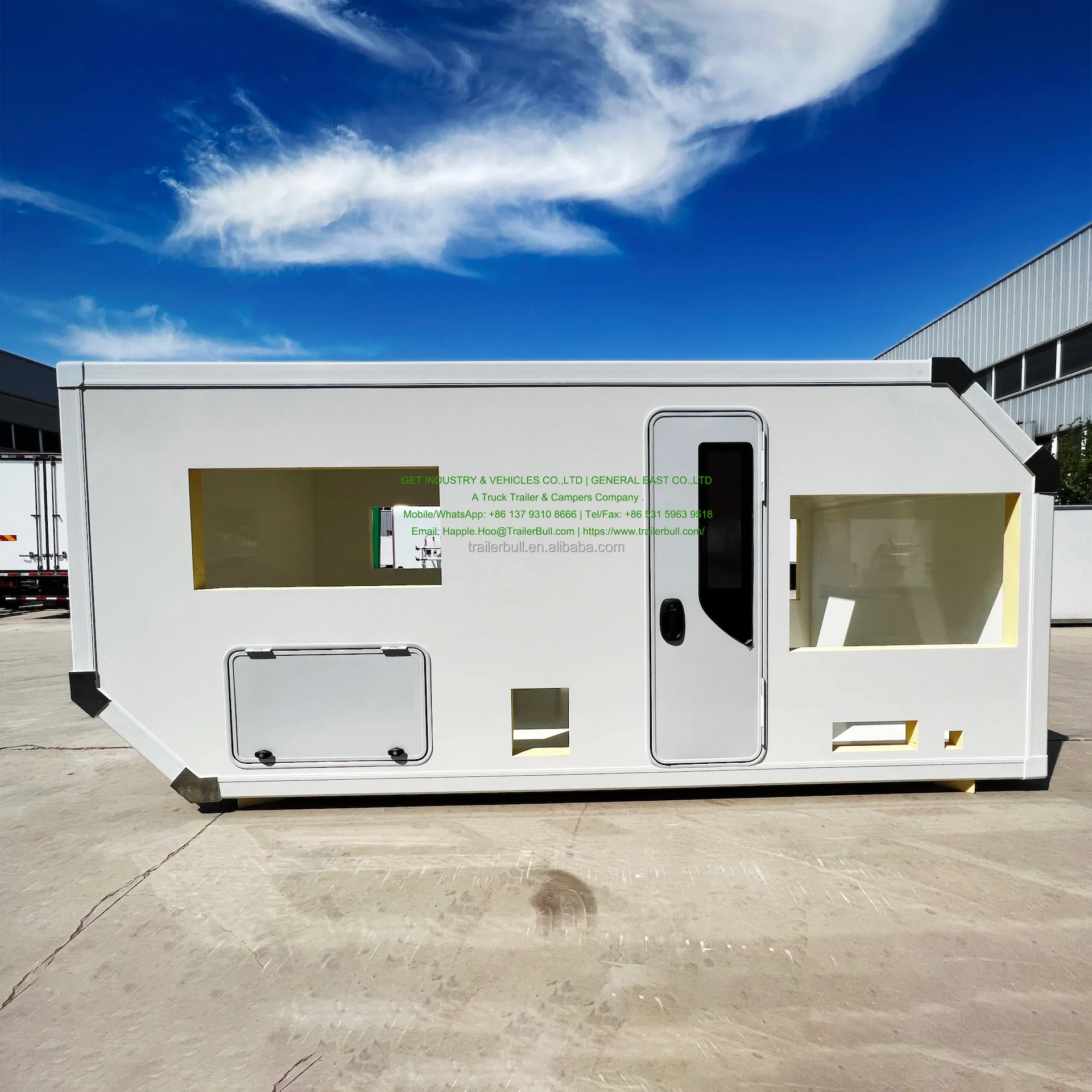 16ft Road Traveling Individual Truck Camper Motorhome Box For Fuso 4x4 ...