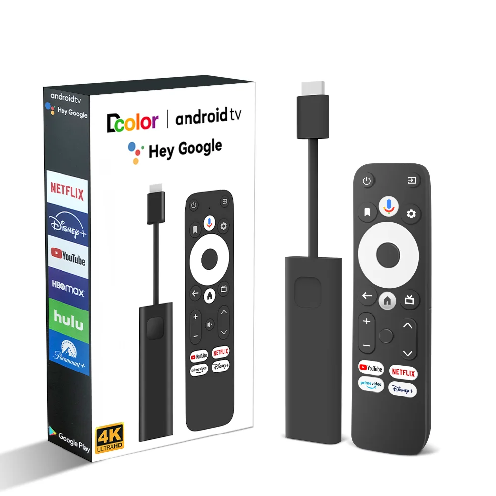 Android Tv Stick 4k Google Certified S905y4 Dual Wifi Atv Android 11 ...