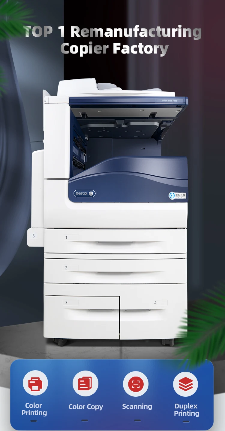 Original Used Color Second Hand Heavy Photocopy Printer Computer Laser ...