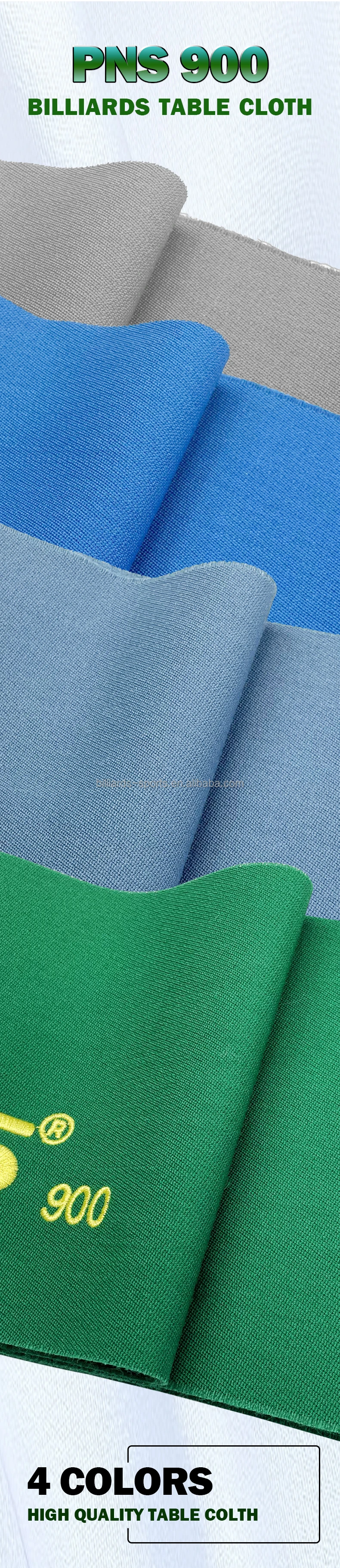 BenX PNS900 Table Cloth Speeded Cloth for 12ft Snooker Table Fast Cloth ...