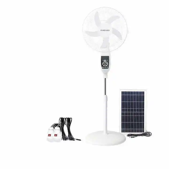Wholesale Home Hot Sale Solar Fan Height Adjustable Solar Fan Charger ...