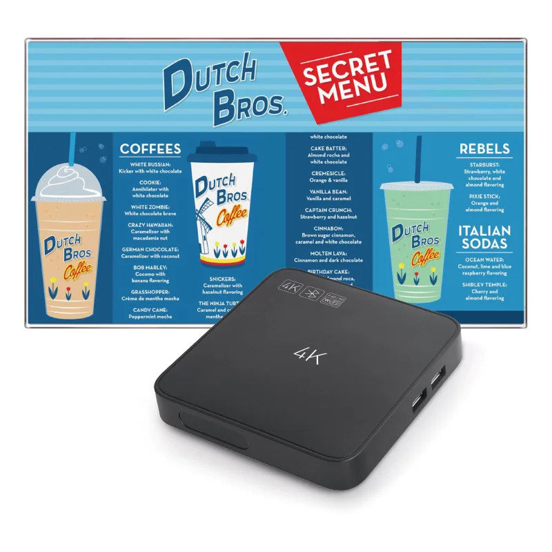 remote control digital signage media player for tv radio advertising ...