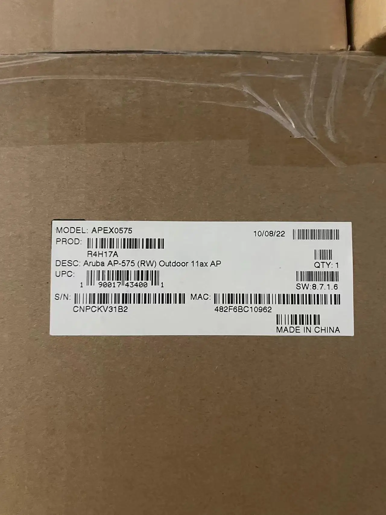 R4H17A Aruba AP-575 (RW) Outdoor 11ax AP HPE R4H17A Aruba AP575 Access ...