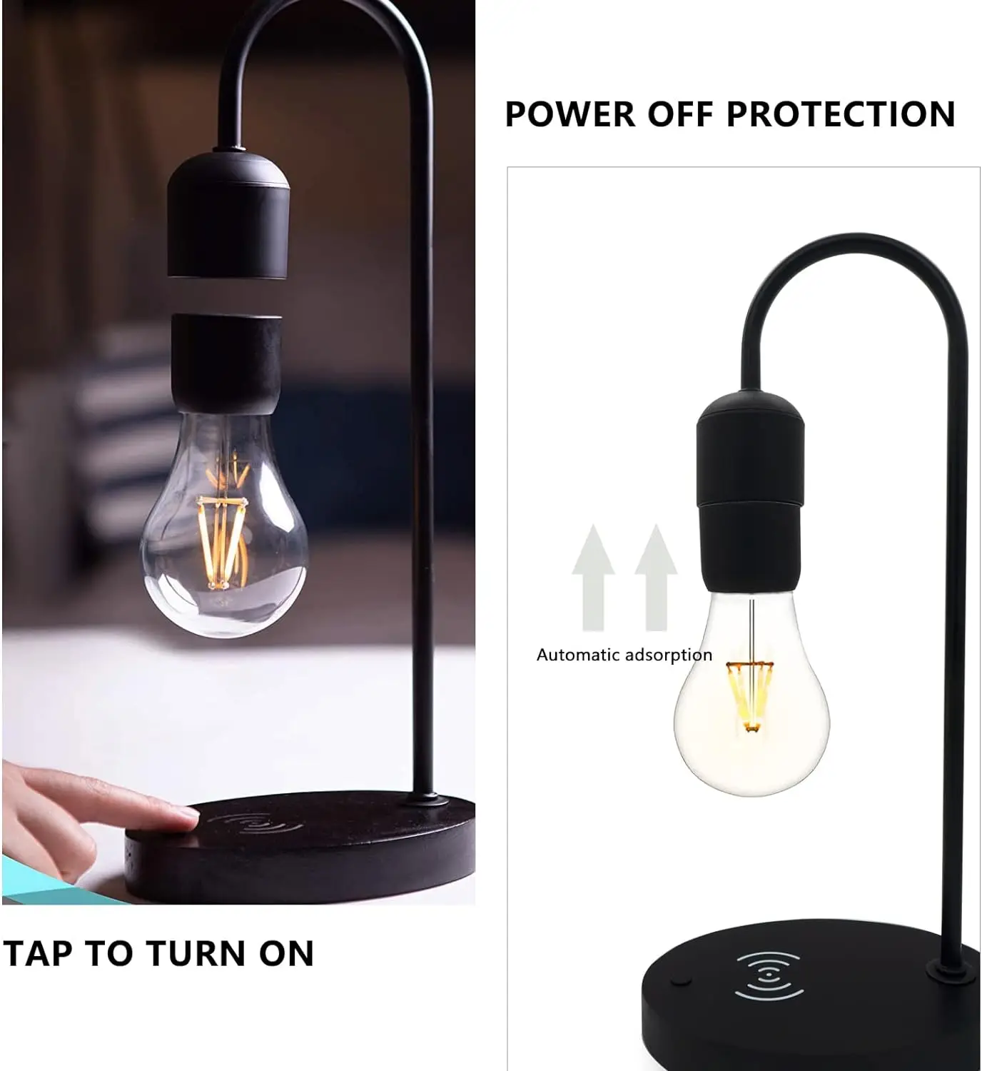 Custom Magnetic Levitating Floating LED Light Bulb Lamp