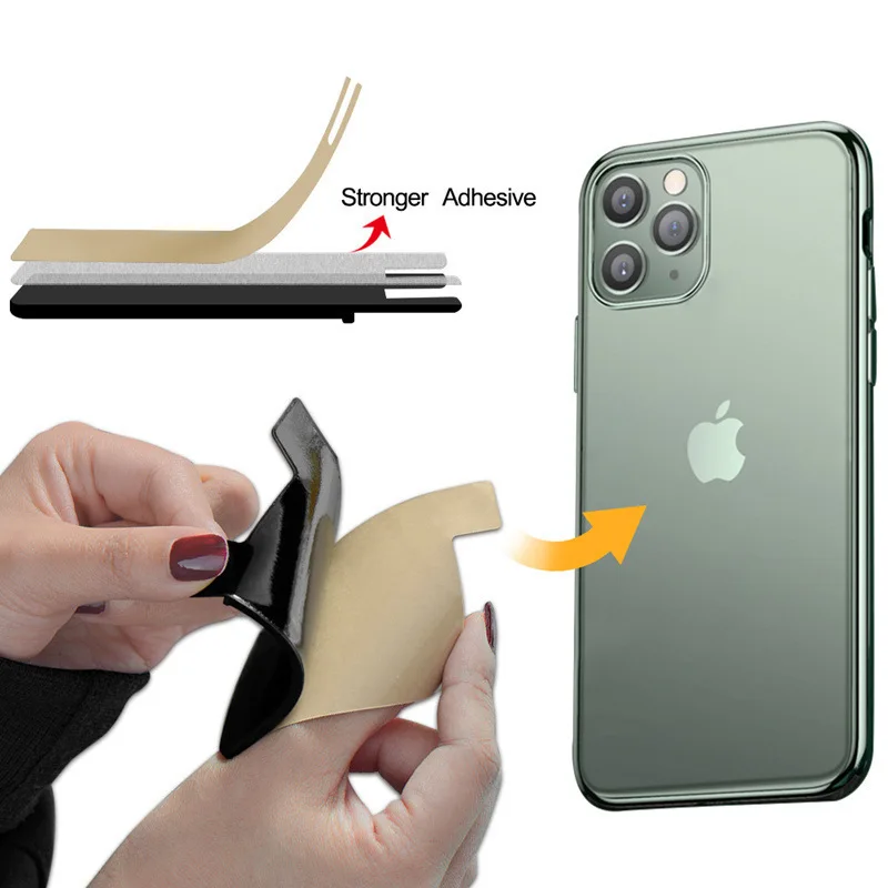 Wholesale Mobile Phone Wallet Sticker Credit Card Holder Silicone Card ...