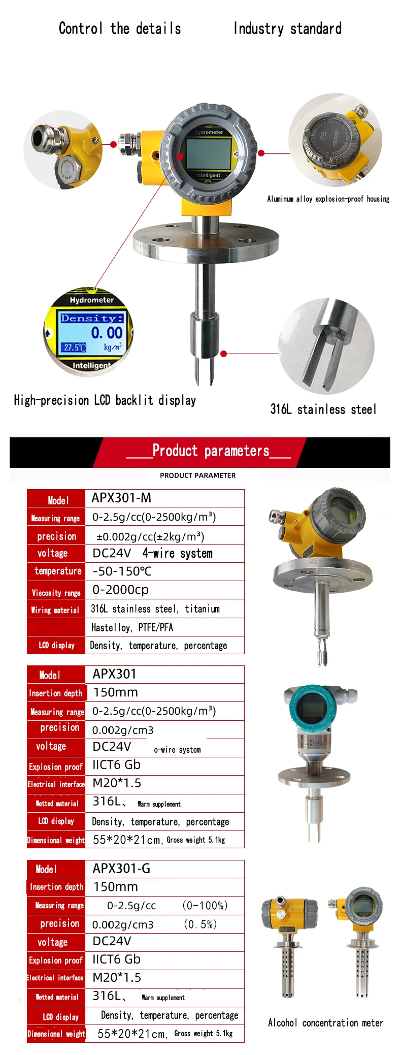 Alcohol Concentration Meter - Precision Brewing Tools