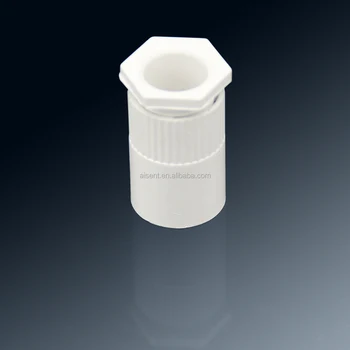 White Electrical Conduit Fittings 20mm 25mm 32mm Pvc Male Bush - Buy ...