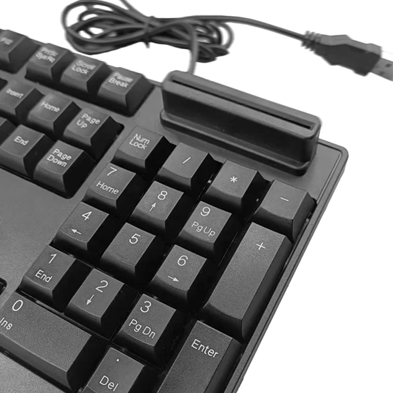 Desktop Computer Keyboard Eid Smart Card Reader For European Countries ...