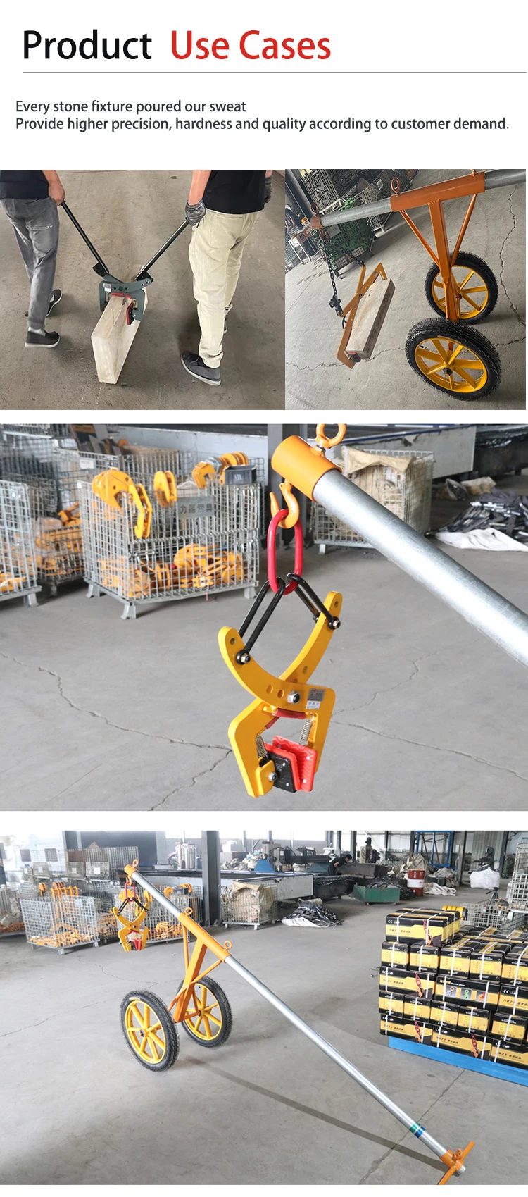 Portable 390KG Power Tool Slab Lifter Mechanical Engineering Scissor ...