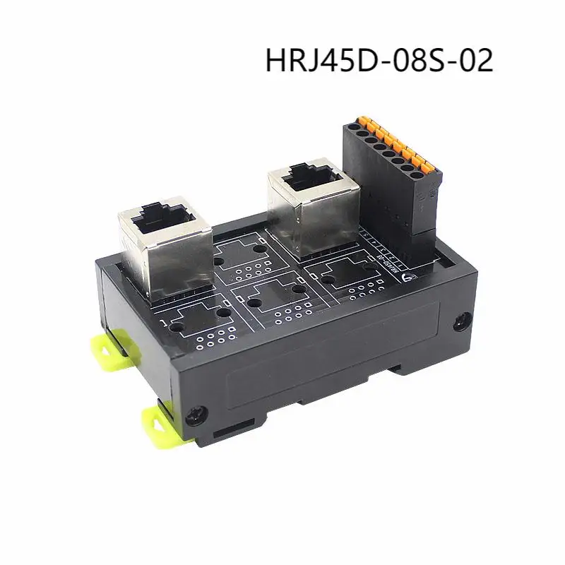 RJ45 Network Port Terminal Block Cable to 8pin 2/3/4/5/6 hole Hub ...