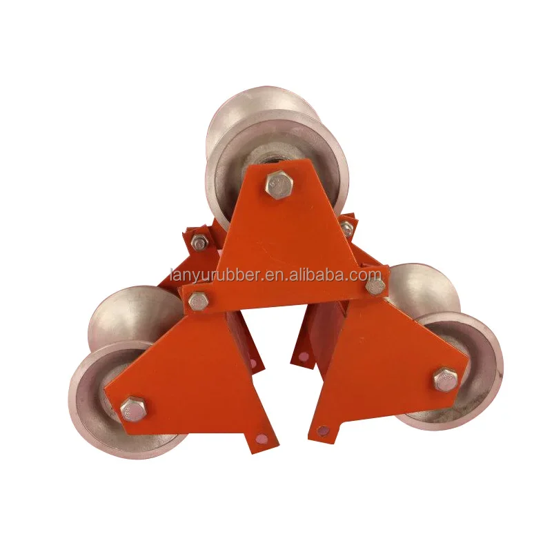 Underground Trench Manhole Corner Aluminium Nylon Material Wheels Wire ...