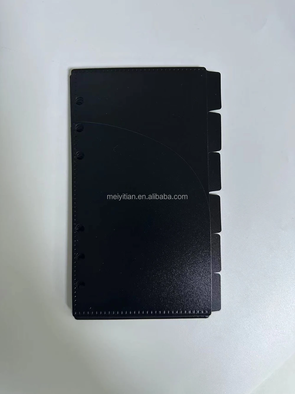 A6 Pink Frosted PP Cash Envelopes with 6 Tabs & 2 Pockets