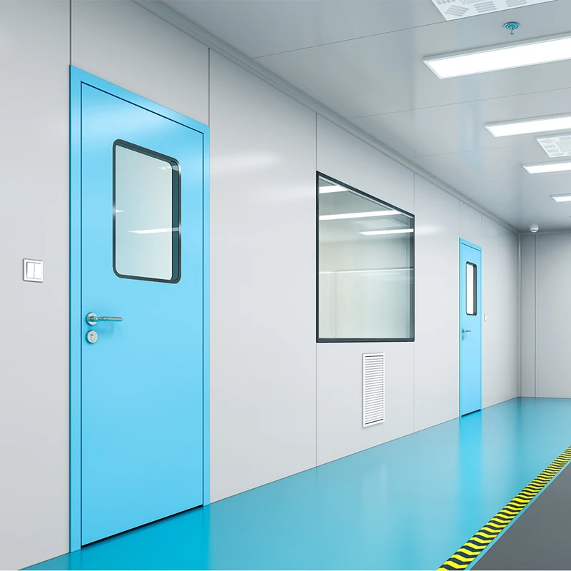 GMP Honeycomb Cleanroom Swing Purification Cleanroom Door for Hospital Lab
