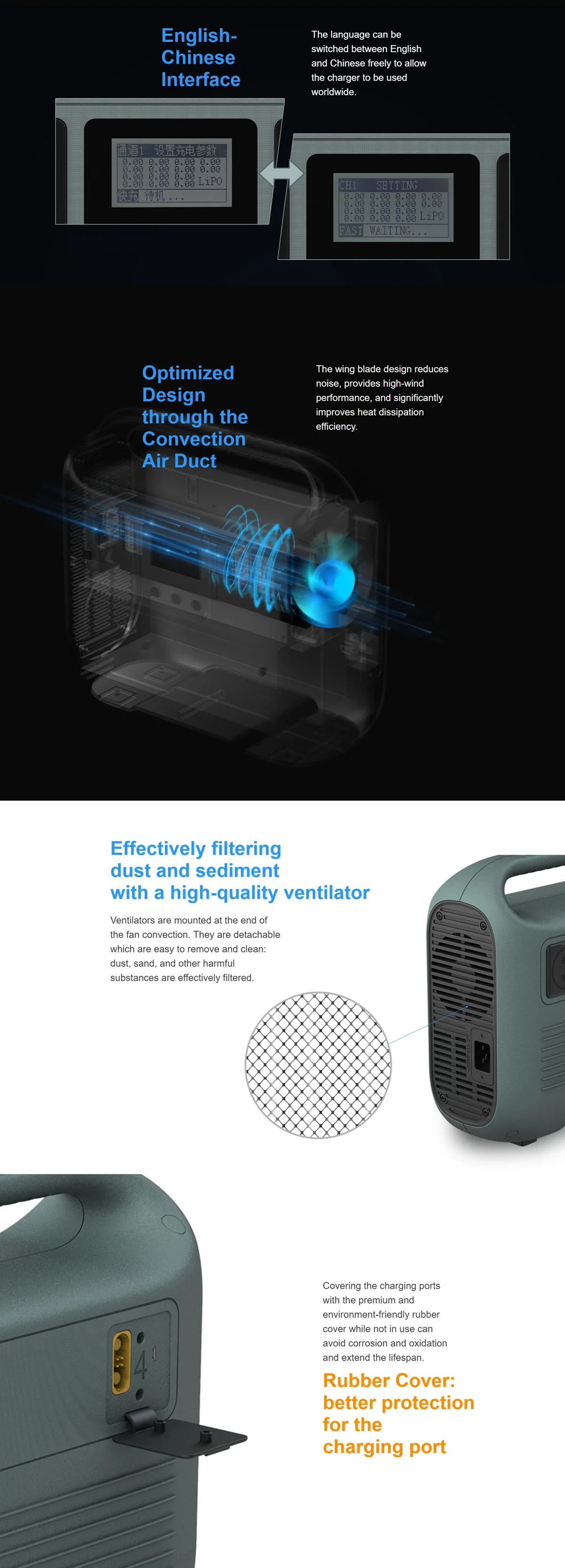 Skyrc Pc2500 12/14s Agricultural Uav Intelligent 2500w 45a 4 Channel ...