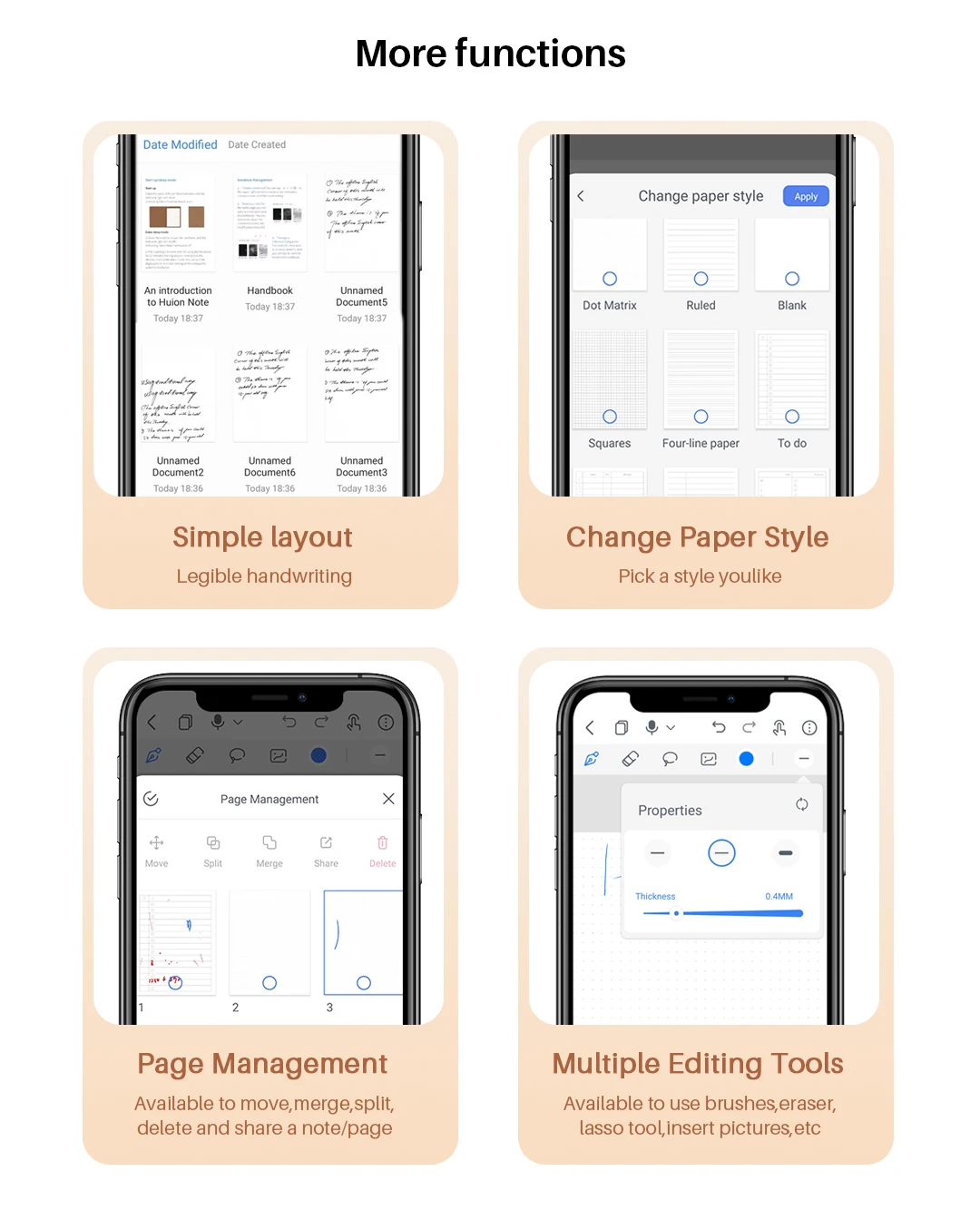 Huion Note X10 Portable Business Recording Playback Drawing Wireless ...