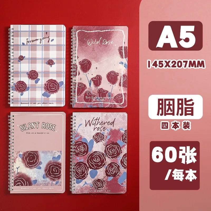 A5 Coil Cartoon Cute Student Horizontal Notebook Children's Back to ...