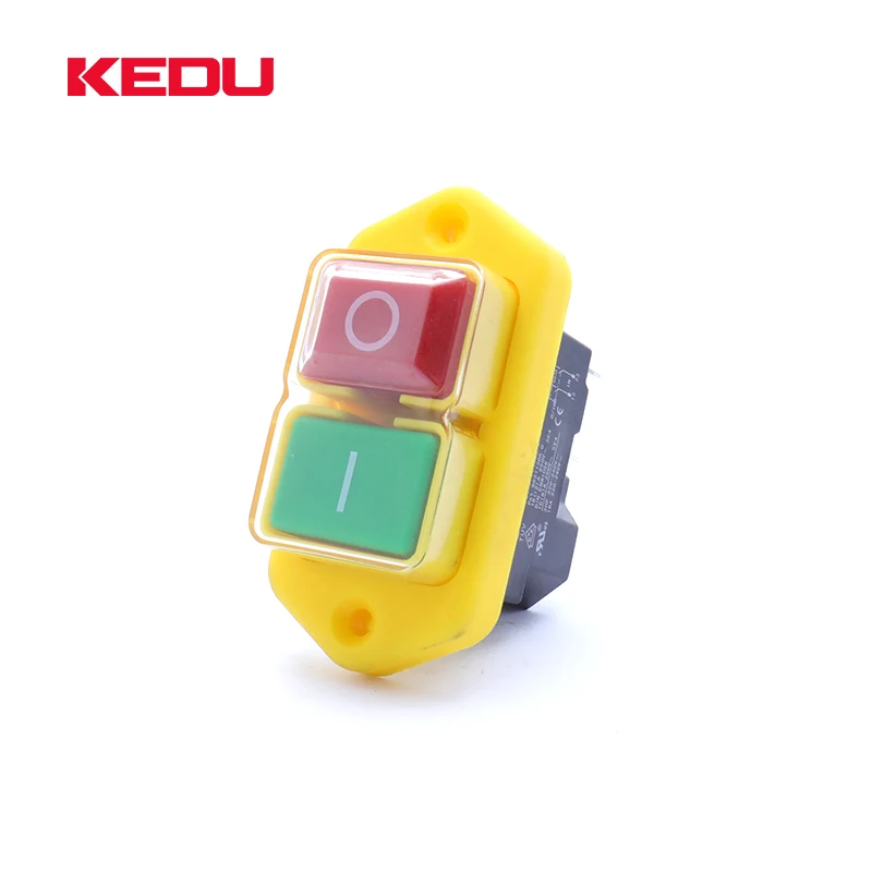 KEDU KJD17B 230V 16A Waterproof DPST Power Switch - TUV, CE, UL