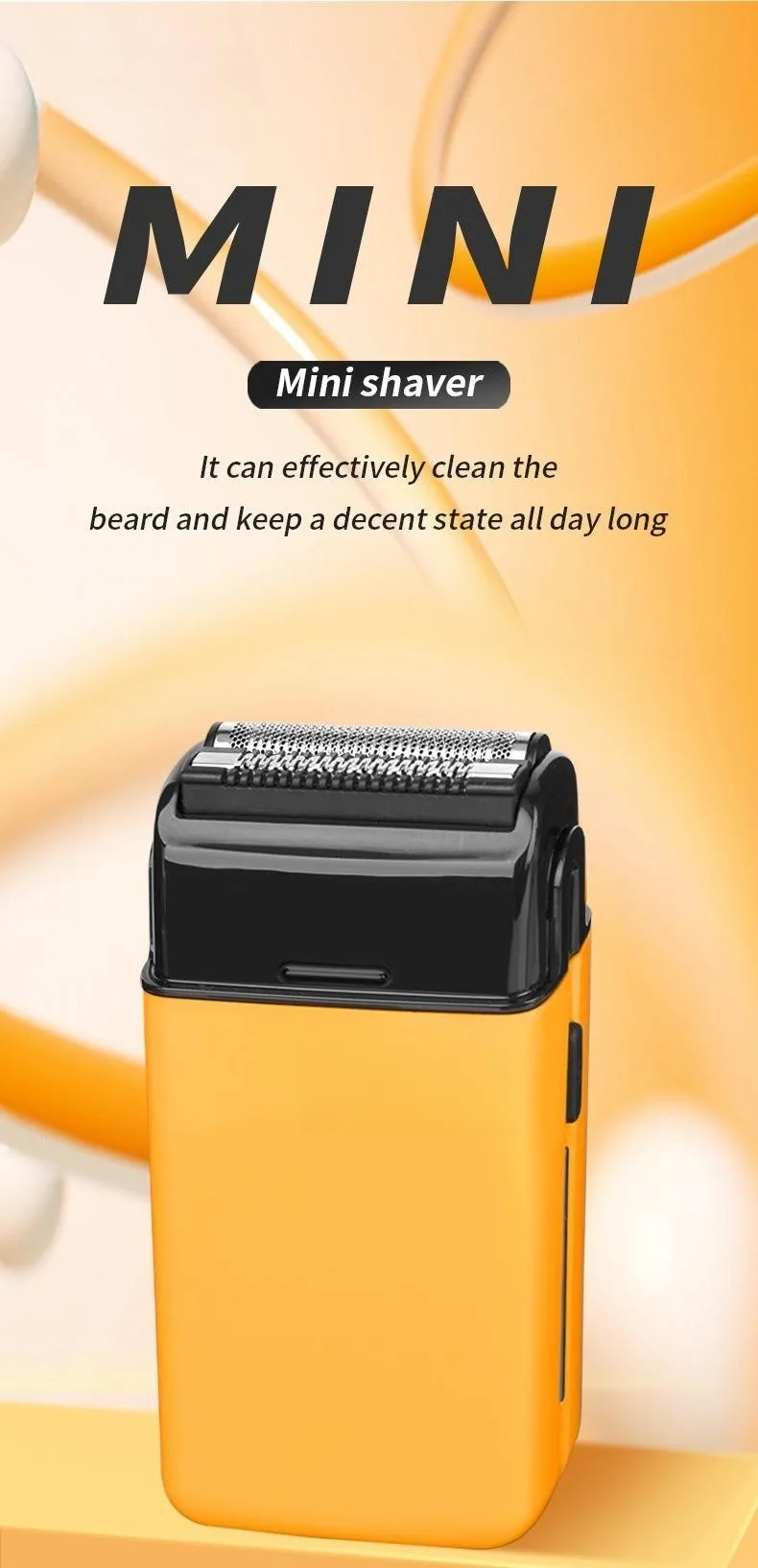 Cordless Usb Rechargeable Electric Beard Shavers Hair Shaver Trimmer ...