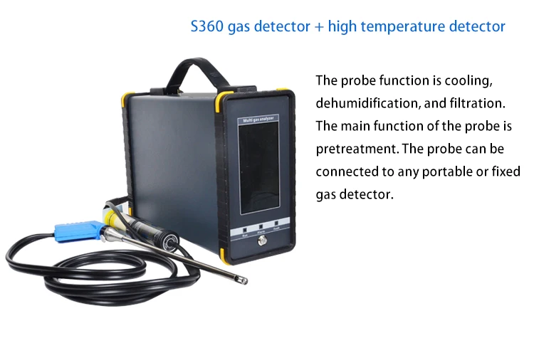 Model S360 Portable Type Gas Analyzer With Bluetooth Printer Touch Lcd ...