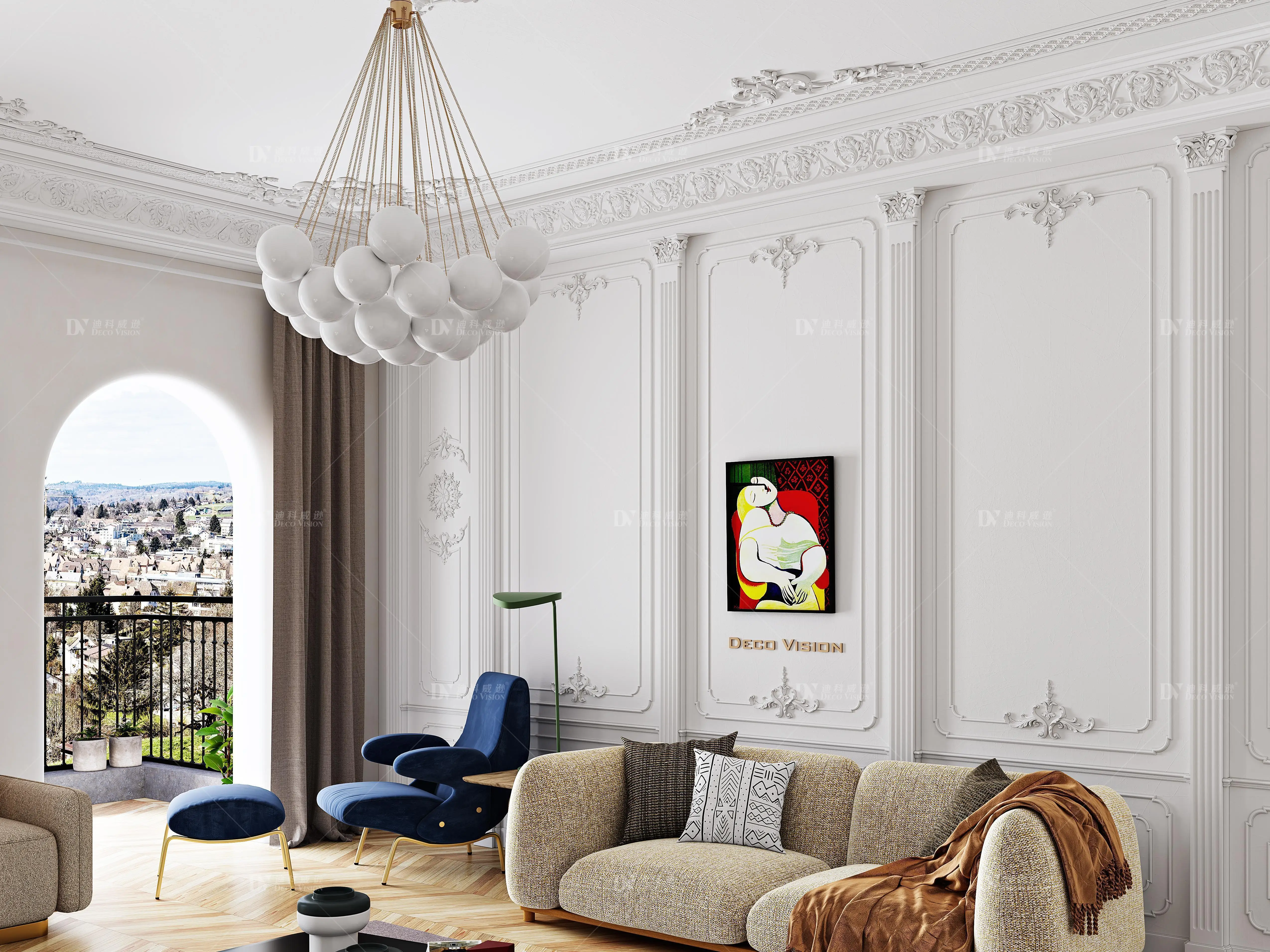 H Decovision Primed Manufactory High Density Pu Plain Flat Moulding For ...