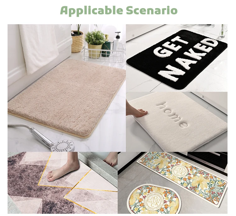 Customize Fast Water Drying Super Absorbent Bath Mats