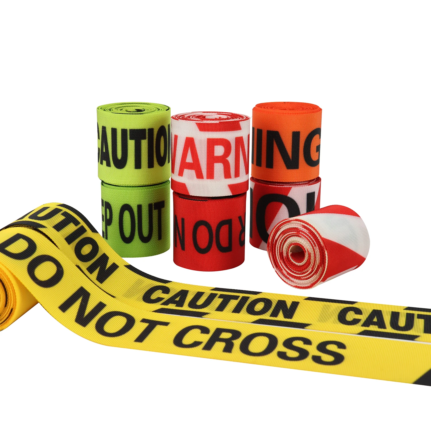 Midi High Visibility Reflective Caution Tape - Safety Webbing