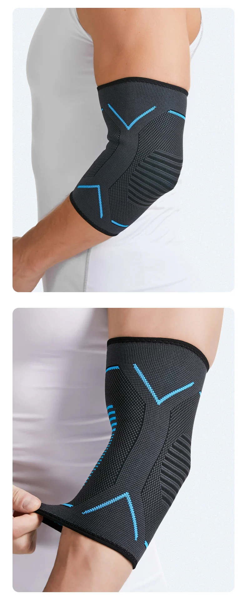 Aolikes Custom Sport Protection Tennis Elastic Elbow Pads