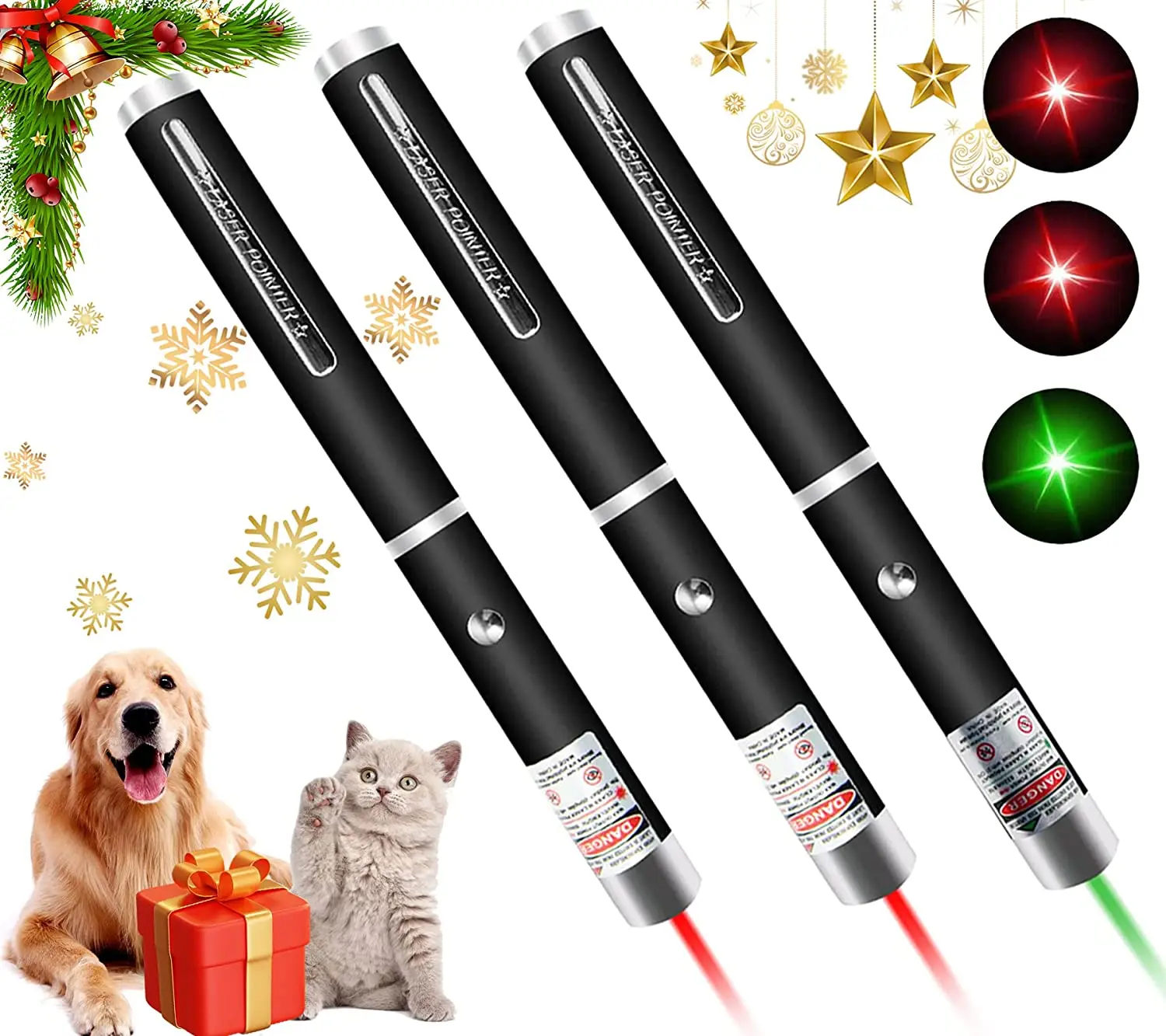 High Power Laser Light Pen Playing Training Chaser Interactive Cat Toys ...