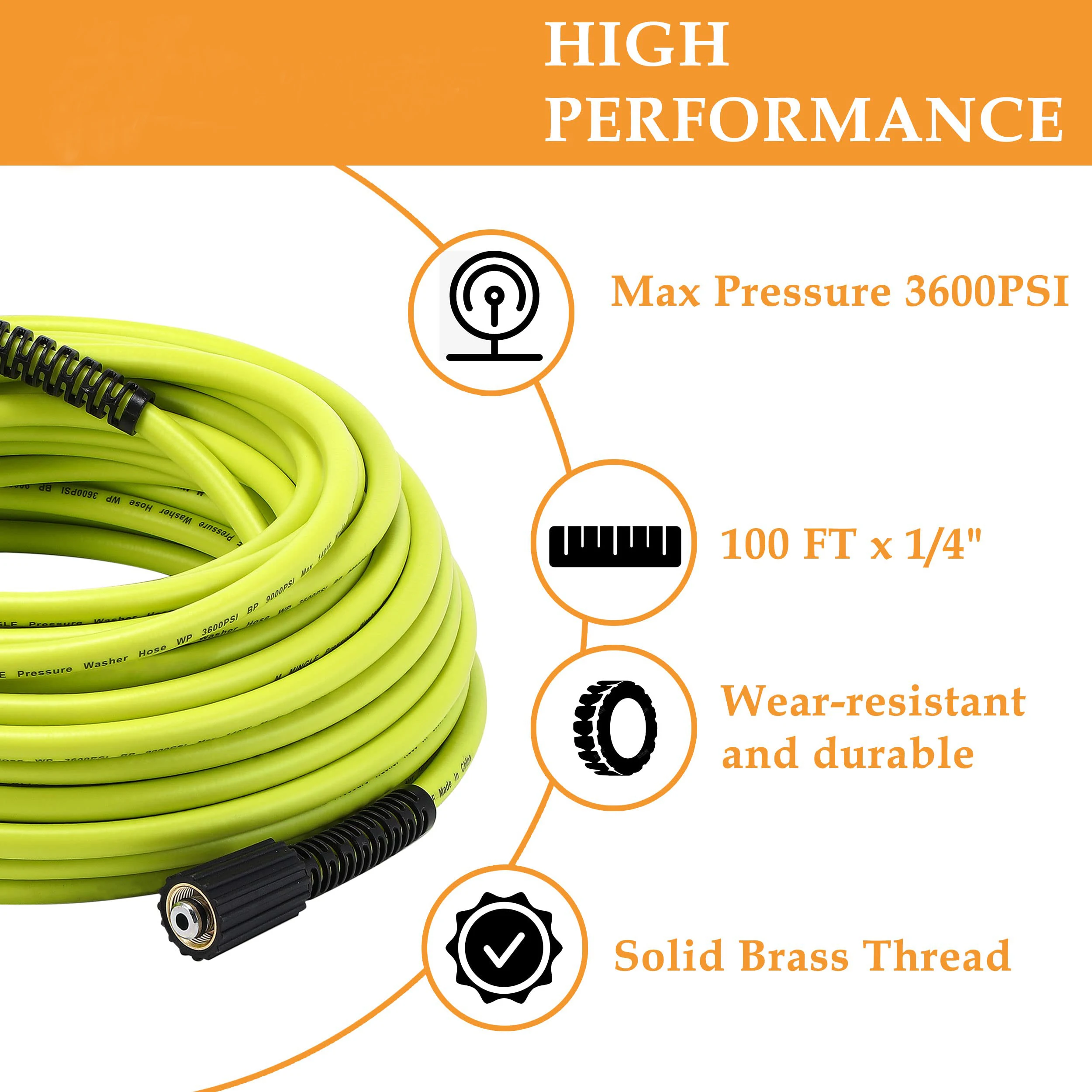 Pressure Washer Hose Replacement - High Pressure Hoses