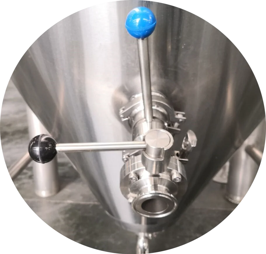 Stainless Steel Cooling Jacket 1000l Conical Beer Fermenter Beer ...