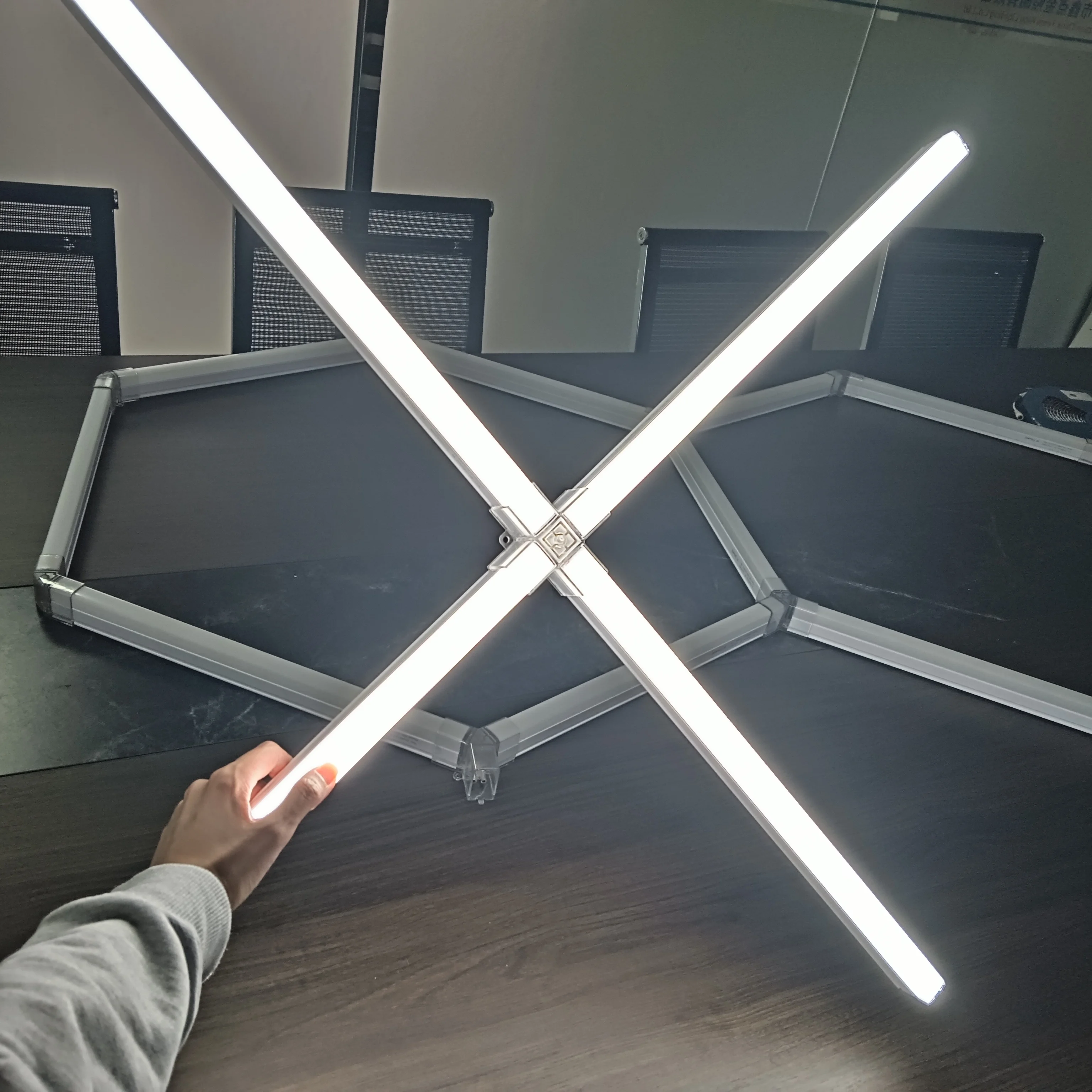 Hexagon LED Workshop Lights - Bright, Efficient, Durable