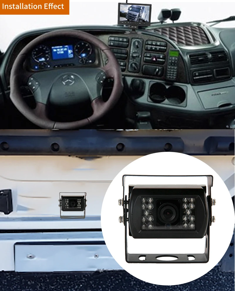 Wireless Reversing Camera Kit For Trucks And Buses With 2.4ghz Digital ...