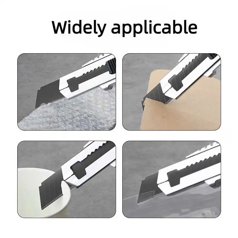 18mm Pocket Snap off Lock Retractable Blade Plastic Sliding Knife Paper ...