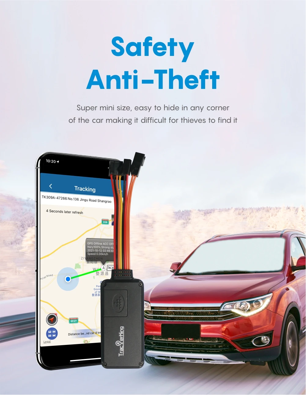Fleet Management Anti-Theft GPS Tracking Device G309