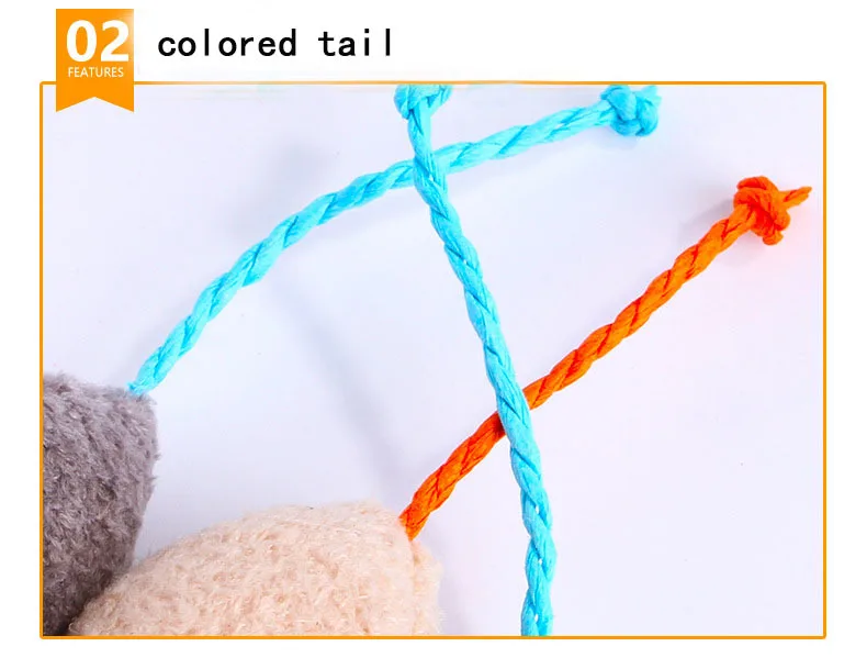 Pet Toy Catnip Mouse Cat Toy Funny Plush Mouse Kitten Cat Toy Soft ...