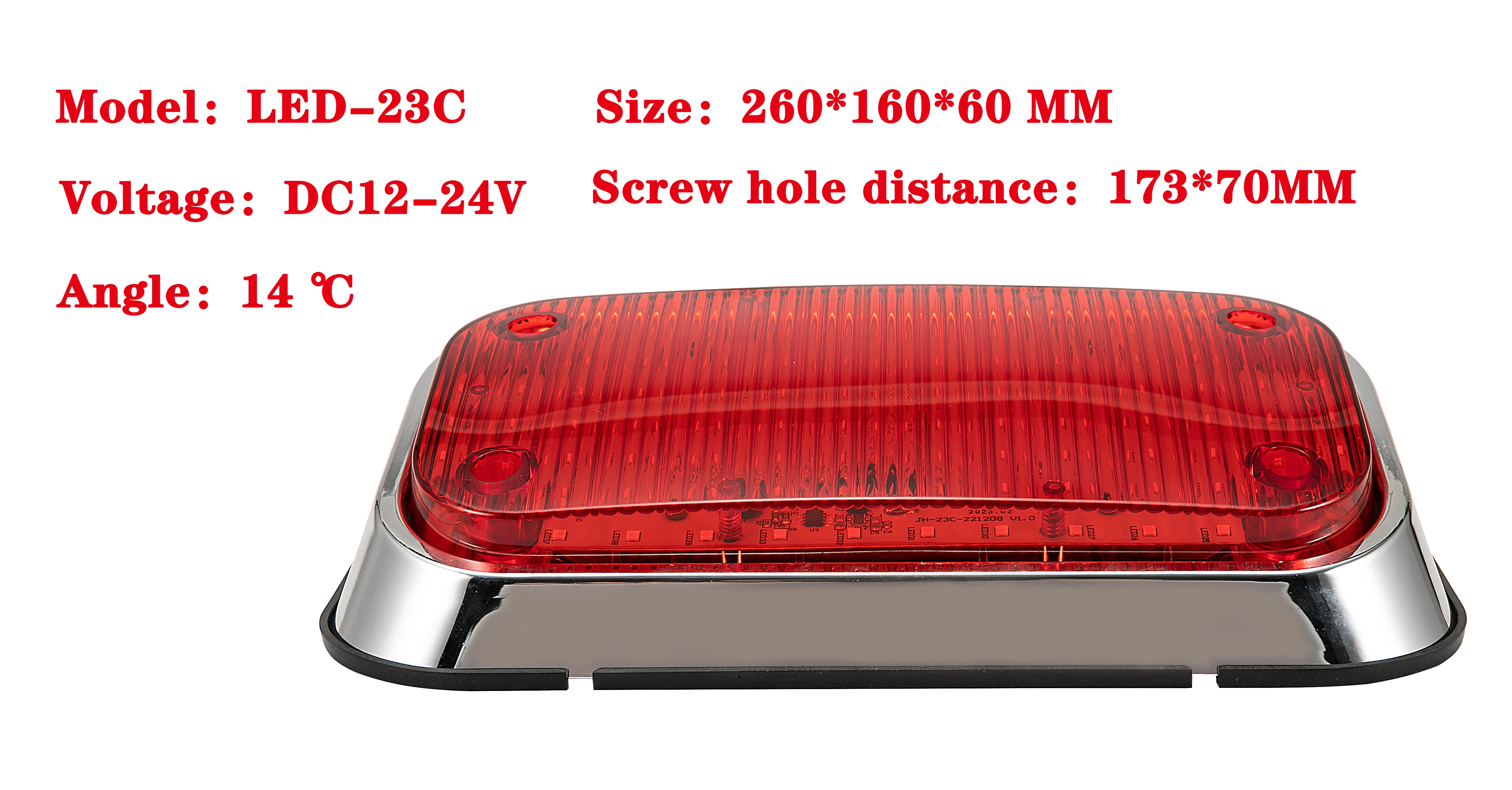 Square Warning Flashing Lights - Ambulance Strobe Markers