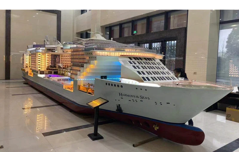 Office Decorative Items Engineering Ship Small Cargo Ship Vessel Scale ...