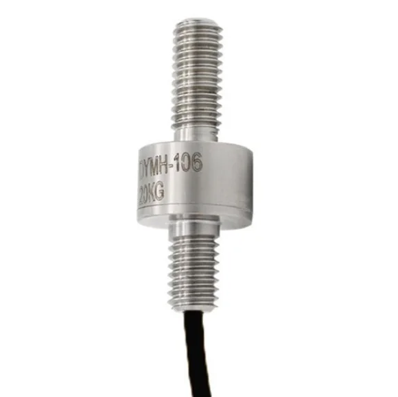 M6 threaded rod end load cell 50kg 100kg inline type force sensor 0.5KN ...