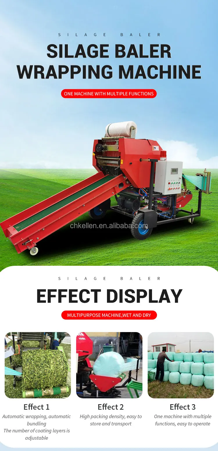 Automatic Diesel Engine Corn Silage Packing Machine - Buy Silage ...
